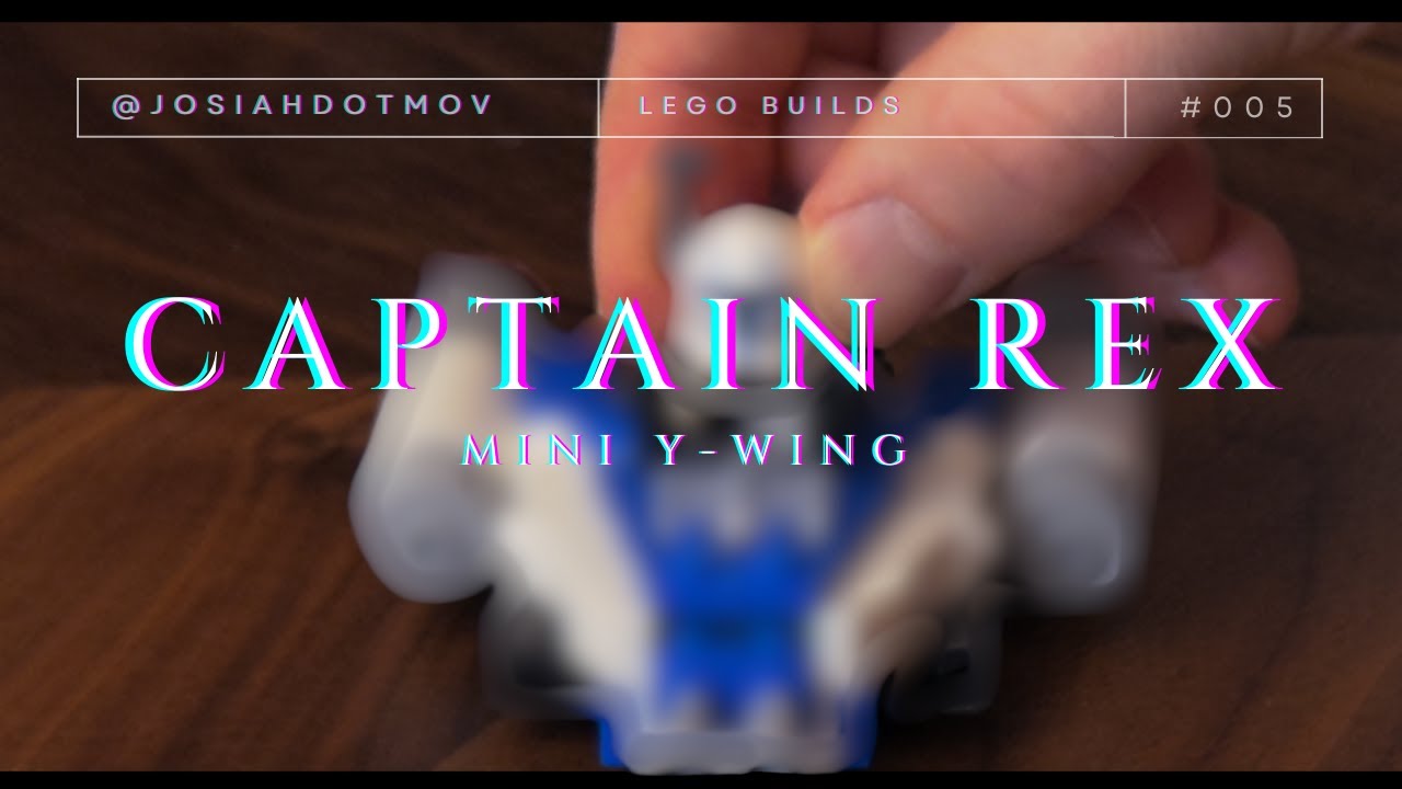 Lego Captain Rex + Mini Y-wing - YouTube