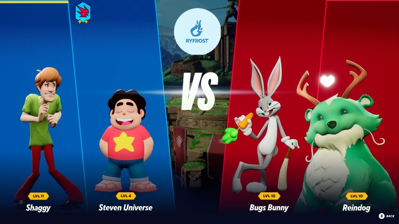 MultiVersus Teams Game - Shaggy & Steven Universe Vs Bugs Bunny ...