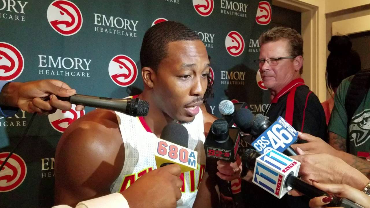 Dwight Howard Clip From Atlanta Hawks Media Day - YouTube