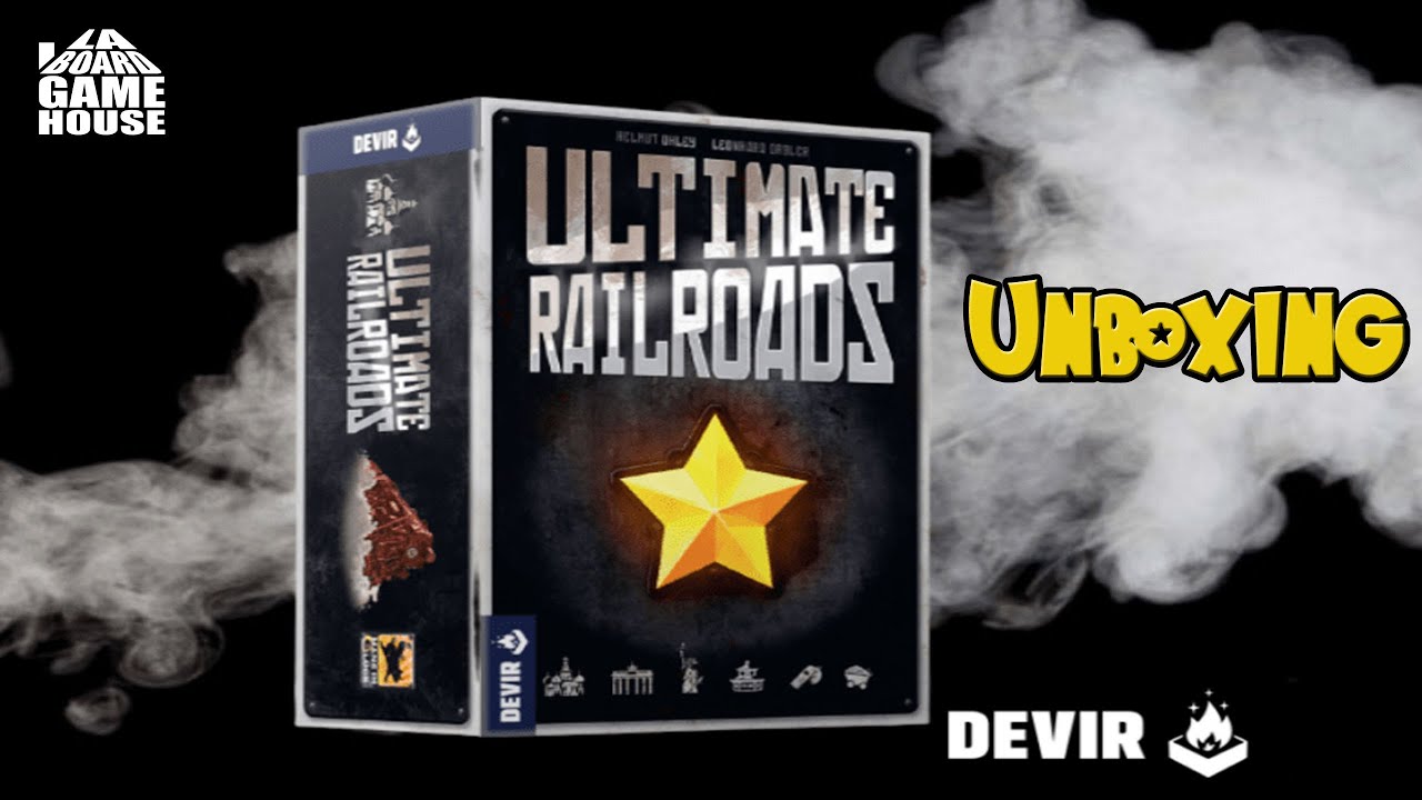 Unboxing: Ultimate Railroads || Devir - YouTube