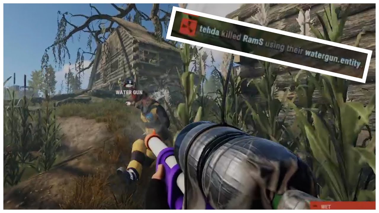 The Cumblebees KILL with WATER GUNS in RUST - YouTube