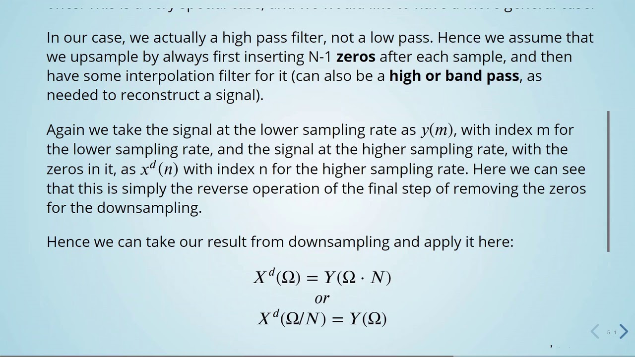 ADSP - 06 Sampling - 11 Upsampling - YouTube