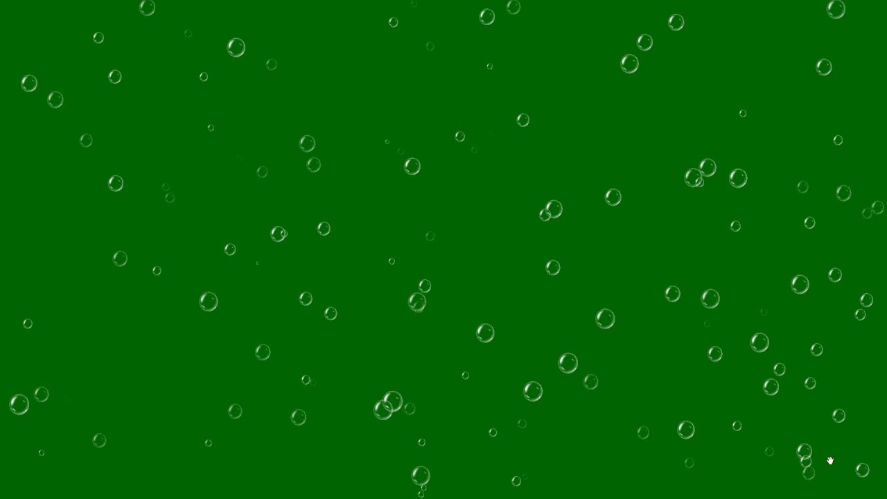HD Bubbles Green Screen Video - YouTube