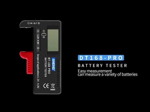 How to use Battery Voltage Tester ANENG BT-168 PRO
