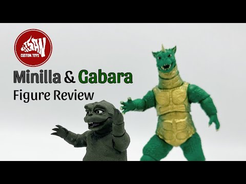 Ricsan Custom Toys Minilla & Gabara Figure Review!!!! [Godzilla Review ...