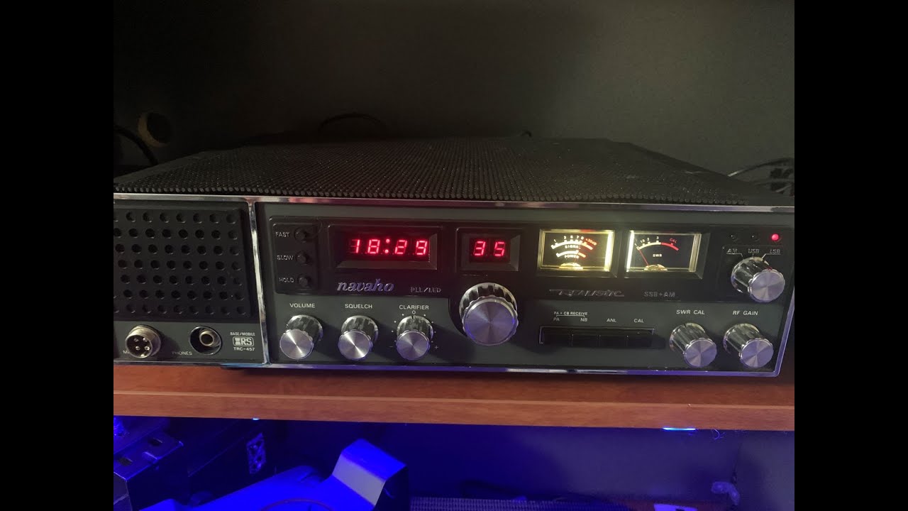 CB RADIO NAVAHO TRC-457 - YouTube