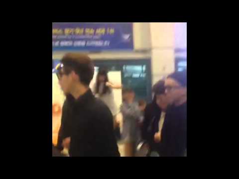 Fancam 140424 EXO Kris at Incheon Airport