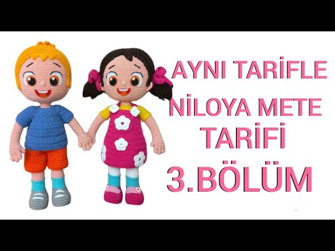 AMİGURUMİ NİLOYA 3.BÖLÜM KAFA..