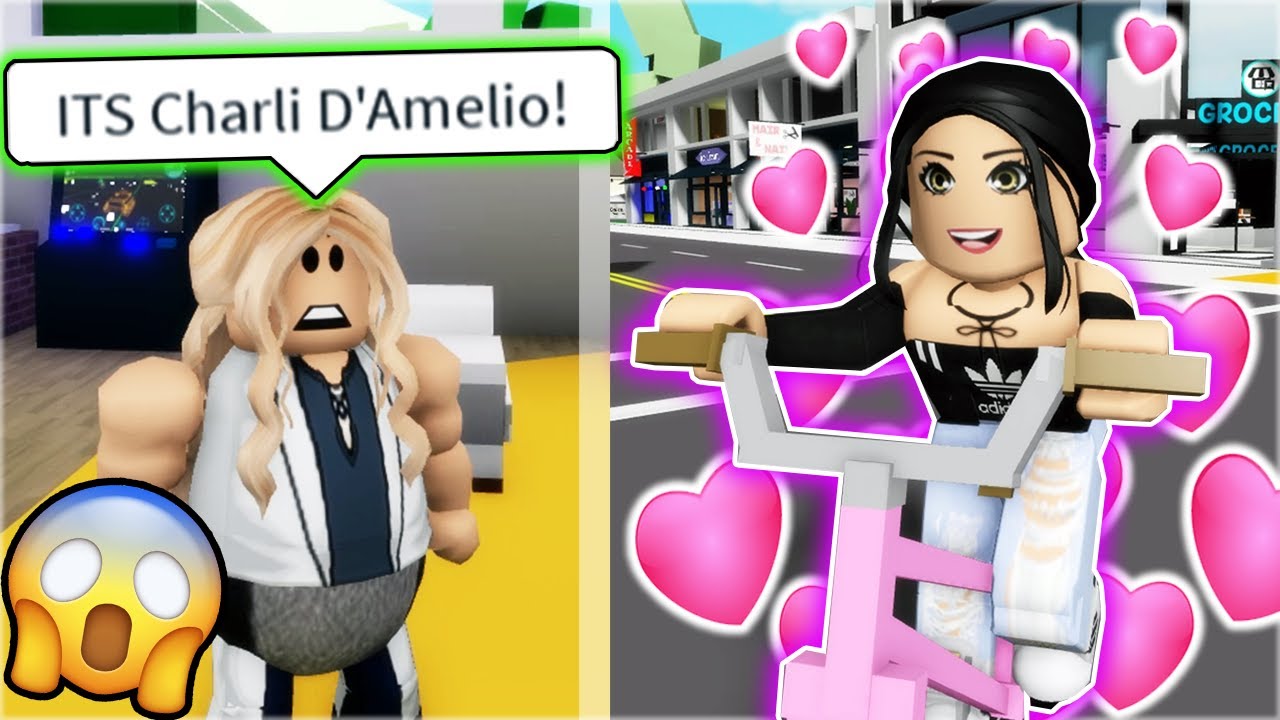 I MET CHARLI D'AMELIO (ROBLOX | TIKTOK | COMEDY) - YouTube