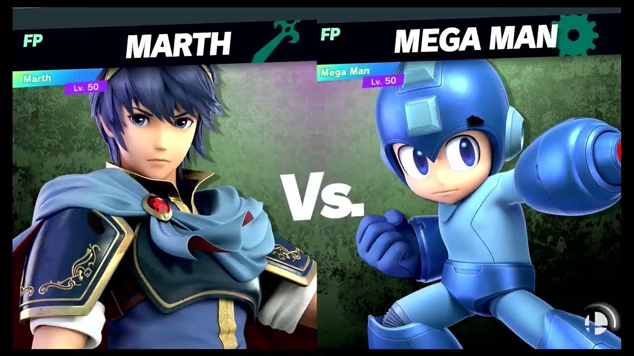 Super Smash Bros Ultimate Amiibo Fights – 9pm Poll Marth vs Mega Man - YouTube