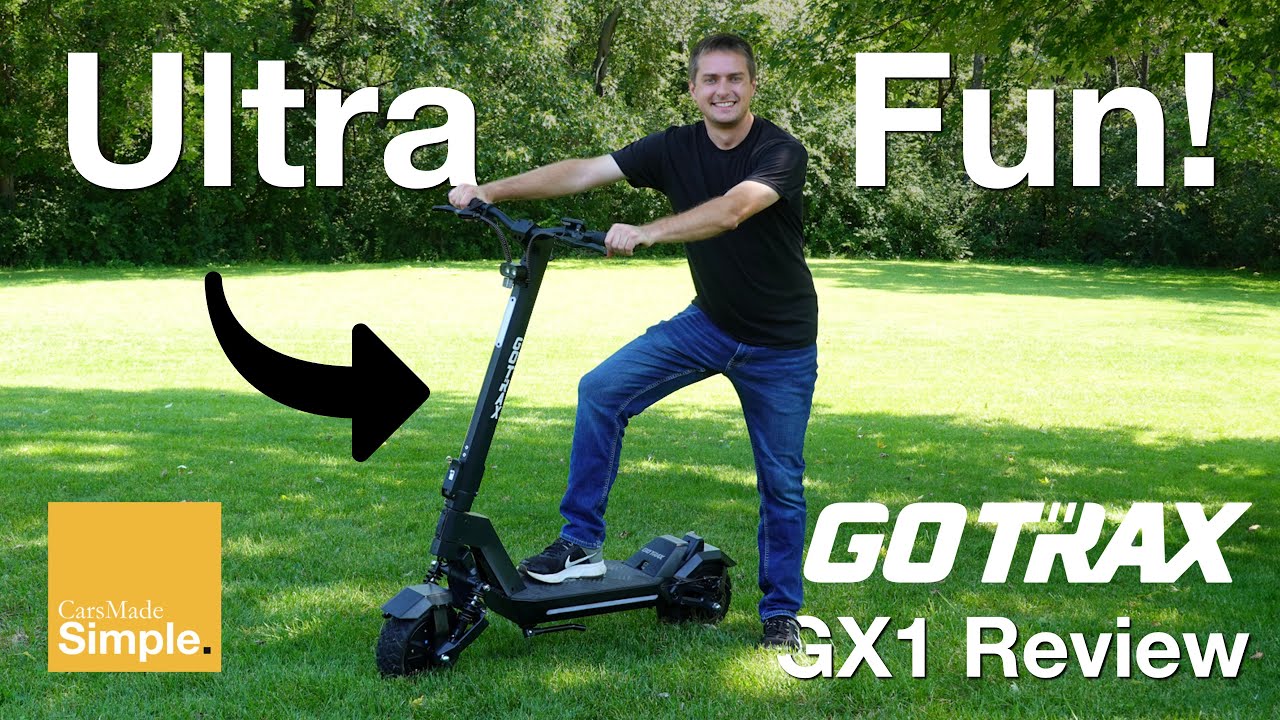 GoTrax GX1 Review | Great Beginner Super Scooter? - YouTube