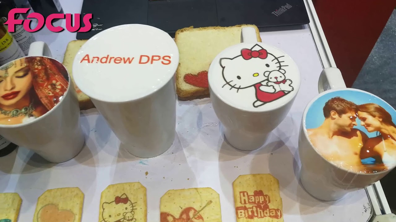 smart edible inks food printer for cookie, bread,cake,Macarons,coffee ...