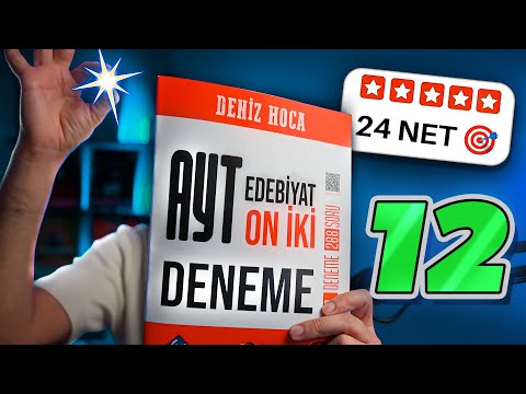 AYT EDEBİYAT DENEME ÇÖZÜMÜ 2026 / 12.DENEME / Deniz Hoca