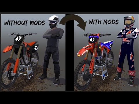 How to install MODS for BEGINNERS in MX BIKES! (every mod) - YouTube