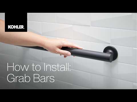 KOHLER Grab Bars - Recommended Mounting Locations and Installation Instructions