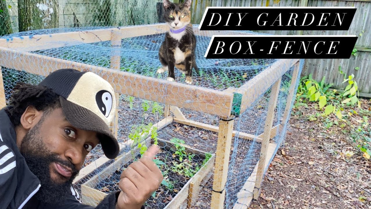 Do It Yourself | Garden Box - Fence (Squirrel Force Field) - YouTube