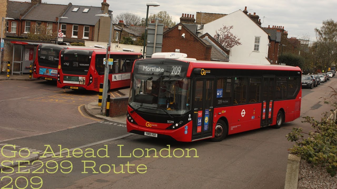 Bus Journey | Go Ahead London General Route 209 to Castlenau | ADL E200 ...
