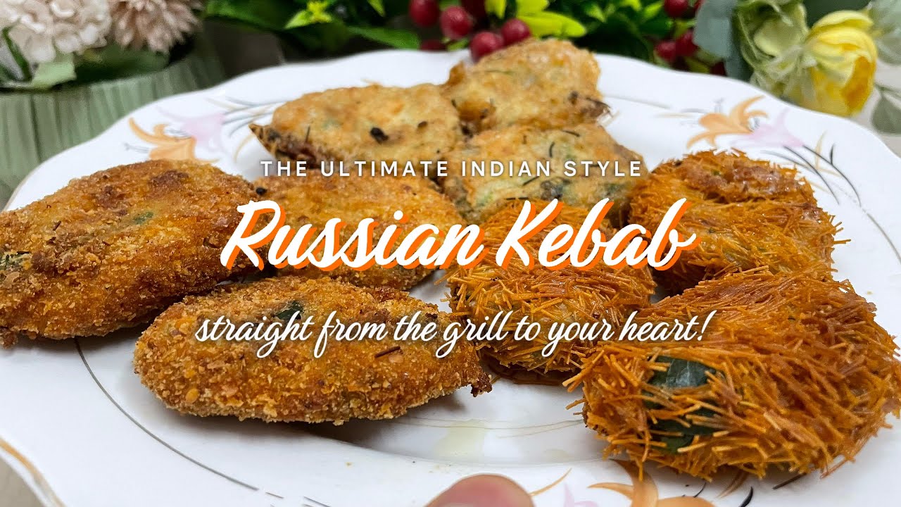 Chicken Russian Cutlets Recipe | Russian Kababs | Ramadan Recipe | How ...