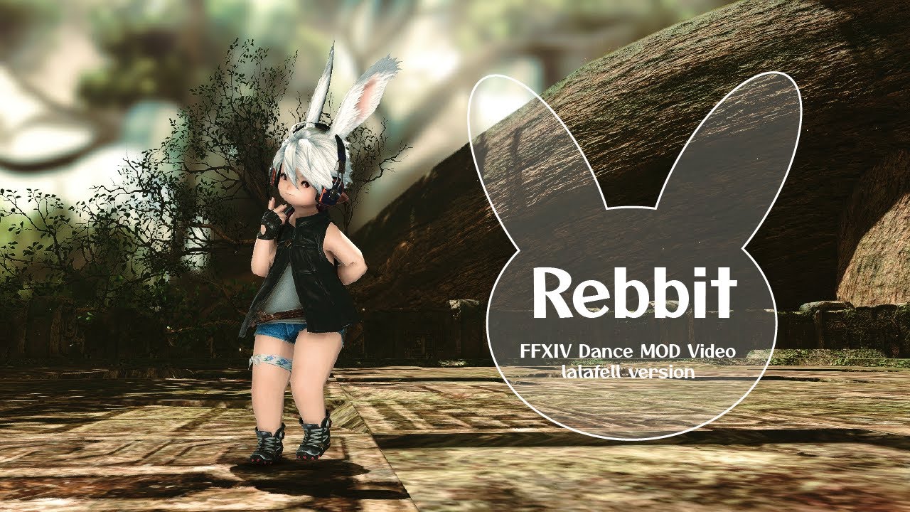 [FFXIV MOD Dance] rabbit - lalafell ver. - YouTube