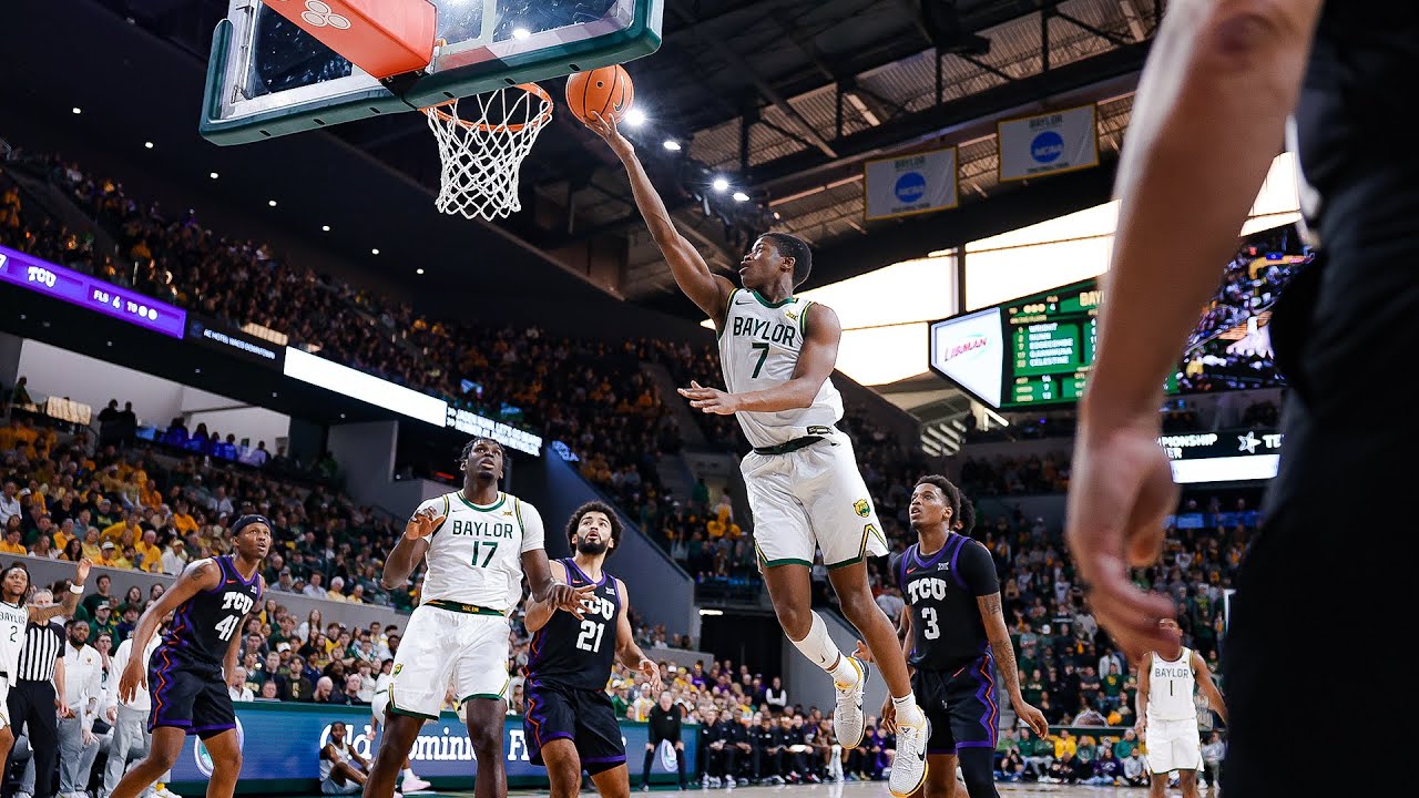 Baylor Basketball (M): VJ Edgecombe Highlights vs. TCU | January 19 ...