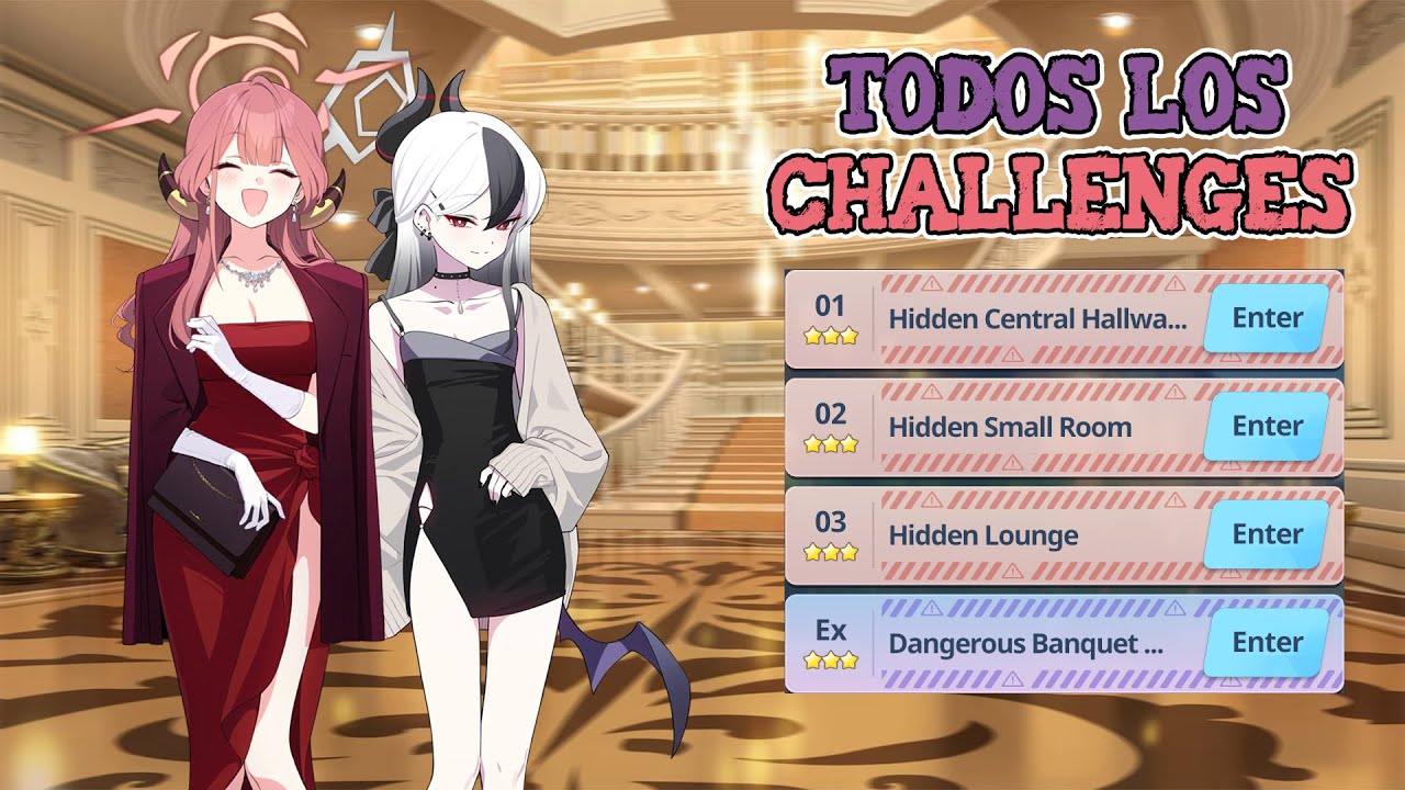 TODOS LOS CHALLENGES DE "From Opera 0068 With Love" - Blue Archive en ...