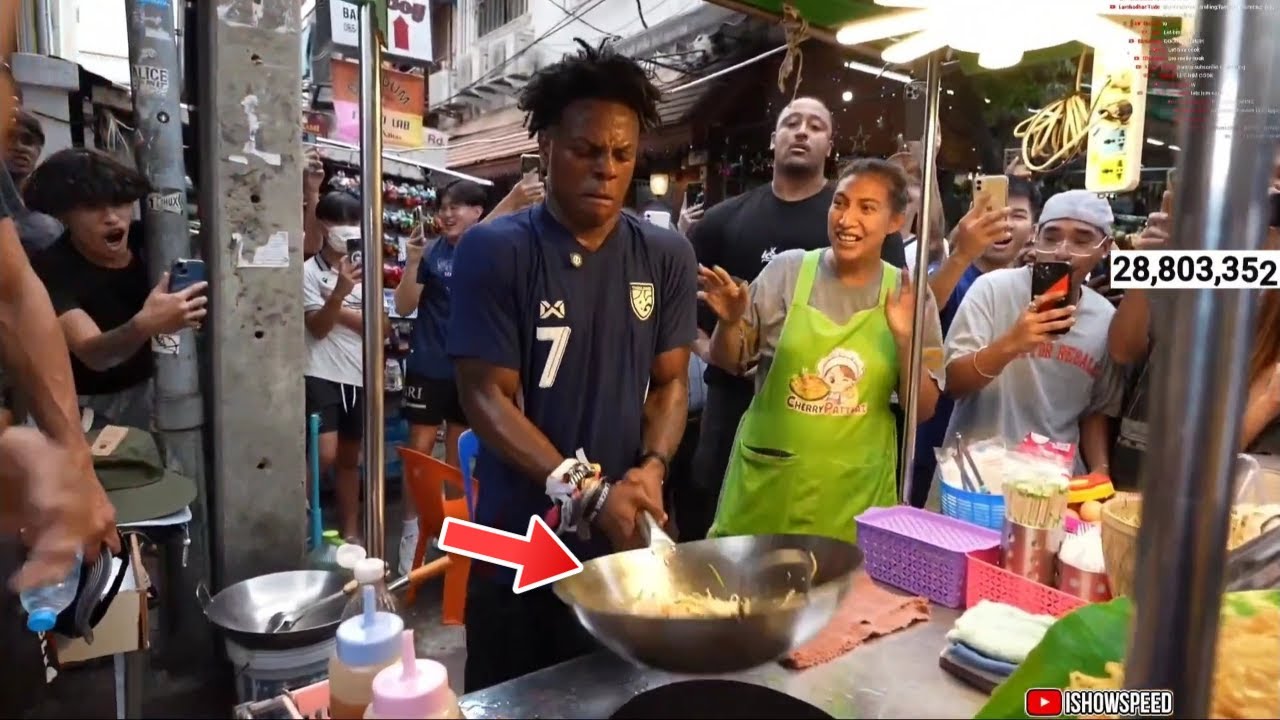 iShowSpeed Cook Thai Street Food - YouTube