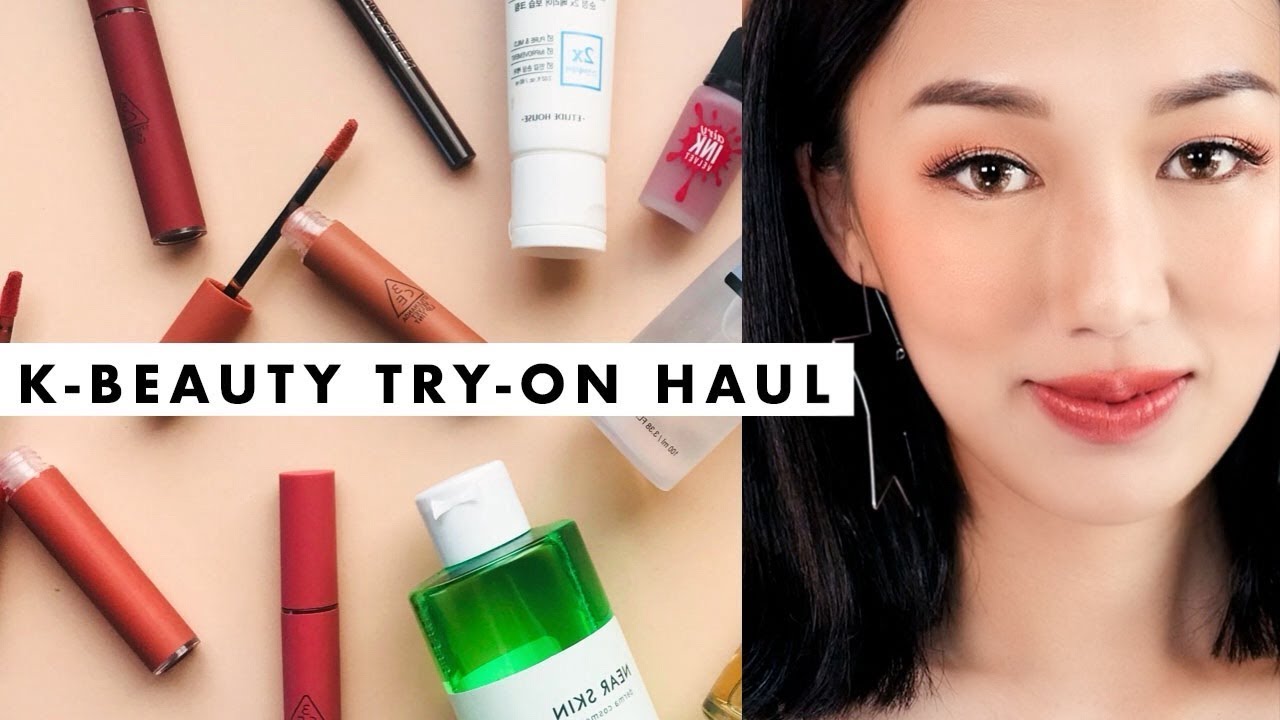 Korean Beauty Try-On Haul + Review | YESSTYLE FIRST IMPRESSIONS - YouTube