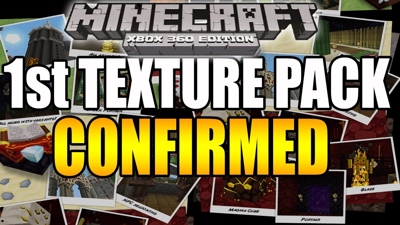 Minecraft xbox 1st texture pack ? - YouTube