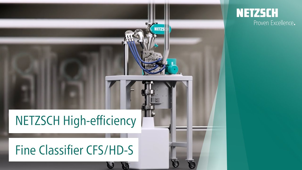 NETZSCH High-efficiency Fine Classifier CFS HD-S - YouTube