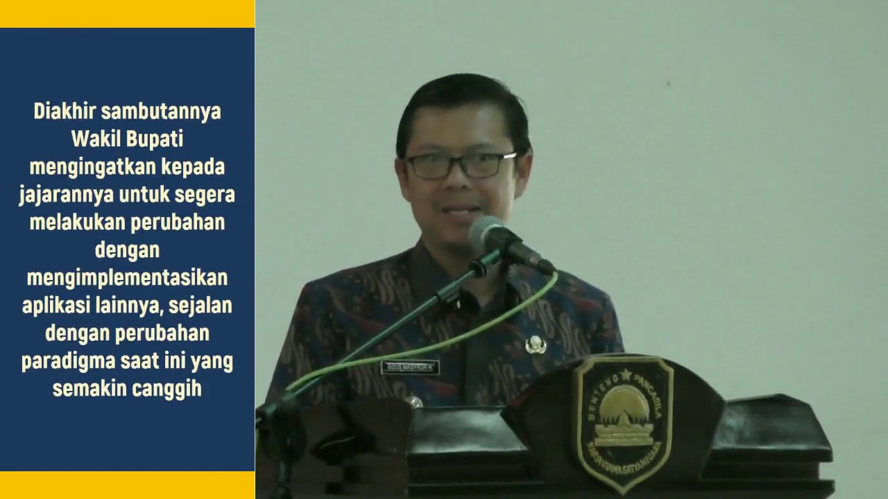 BPKP JABAR : Pembukaan Workshop Siskeudes Subang 2019 - YouTube