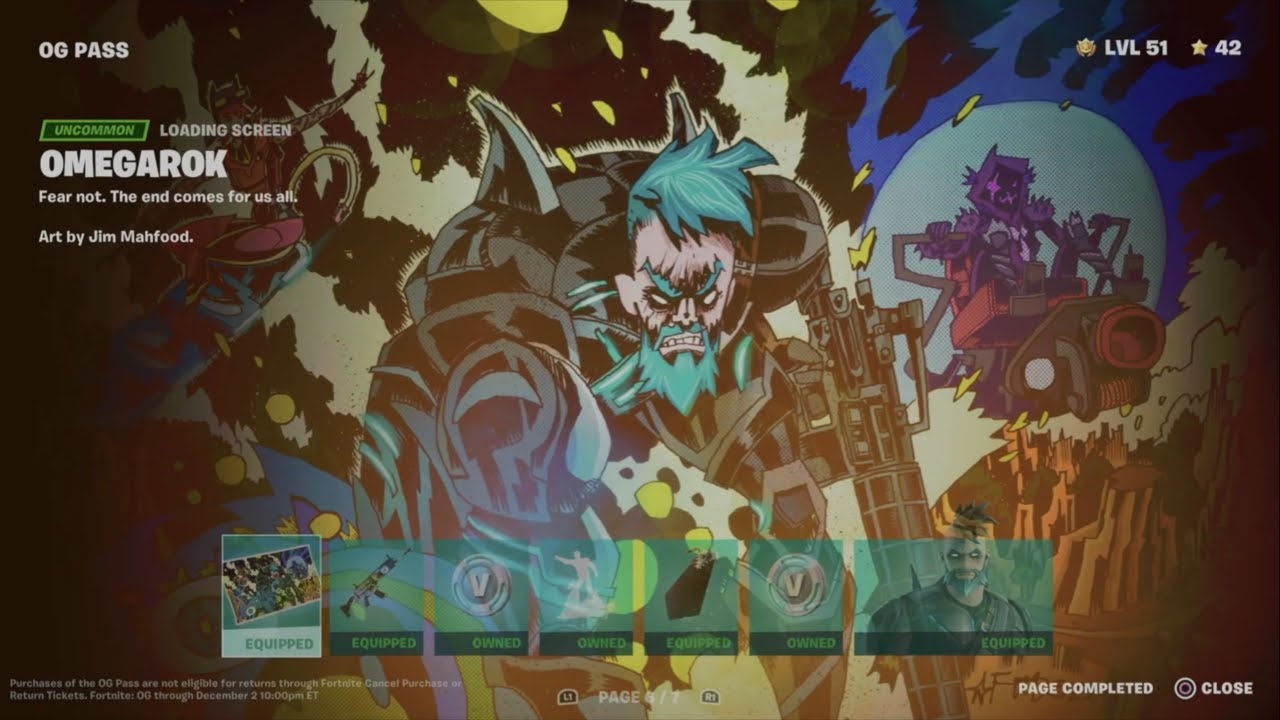 How to Unlock Omegarok Loading Screen in Fortnite | Battle Pass Rewards ...