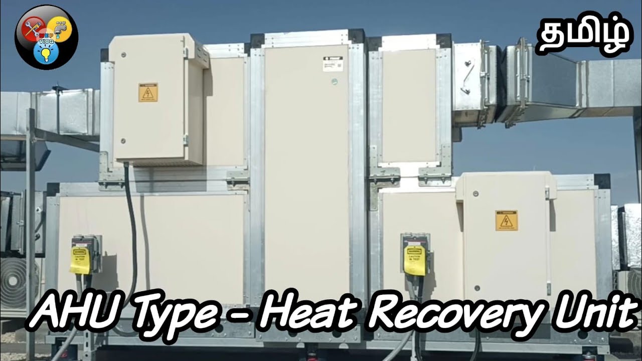 AHU TYPE - Heat Recovery Unit Functions & Components #HVAC #MECHANICAL ...