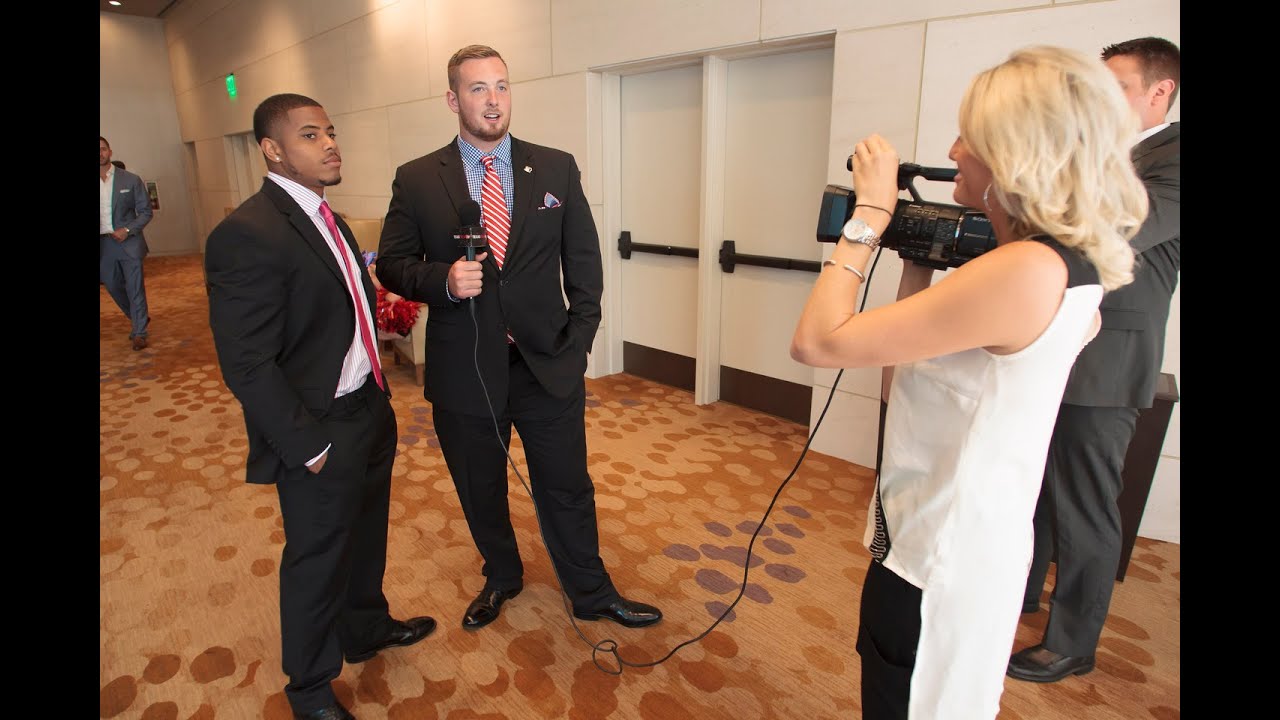 On the Mic: Jared Kaster Tackles Big 12 Media Day - YouTube