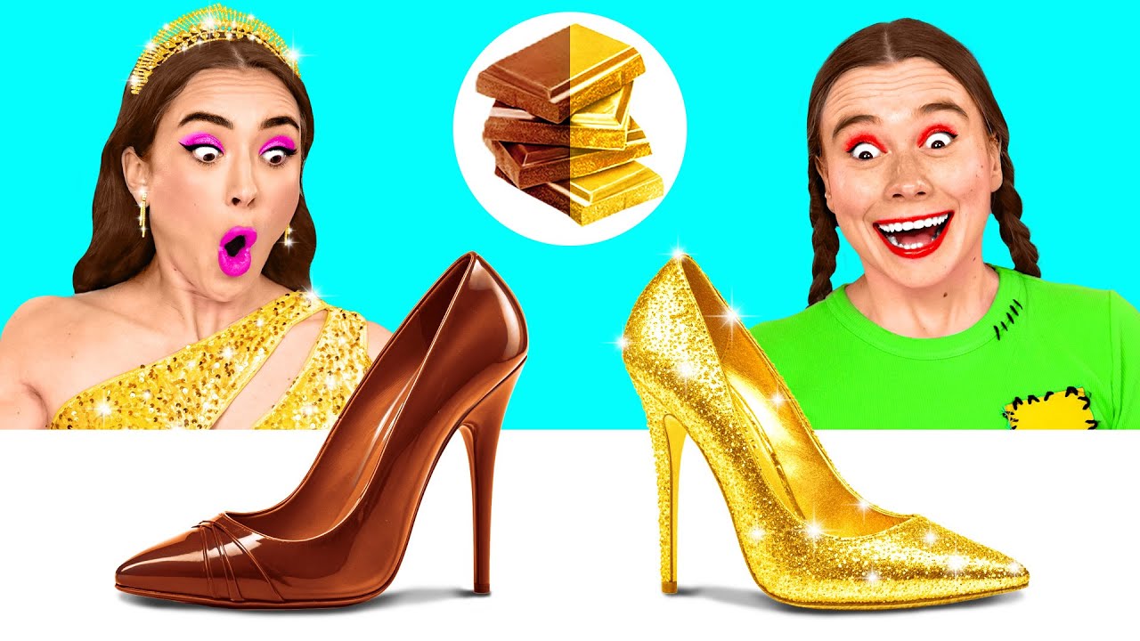 Предизвикателство за Истинска Храна срещу Шоколадова Храна | Епична ...