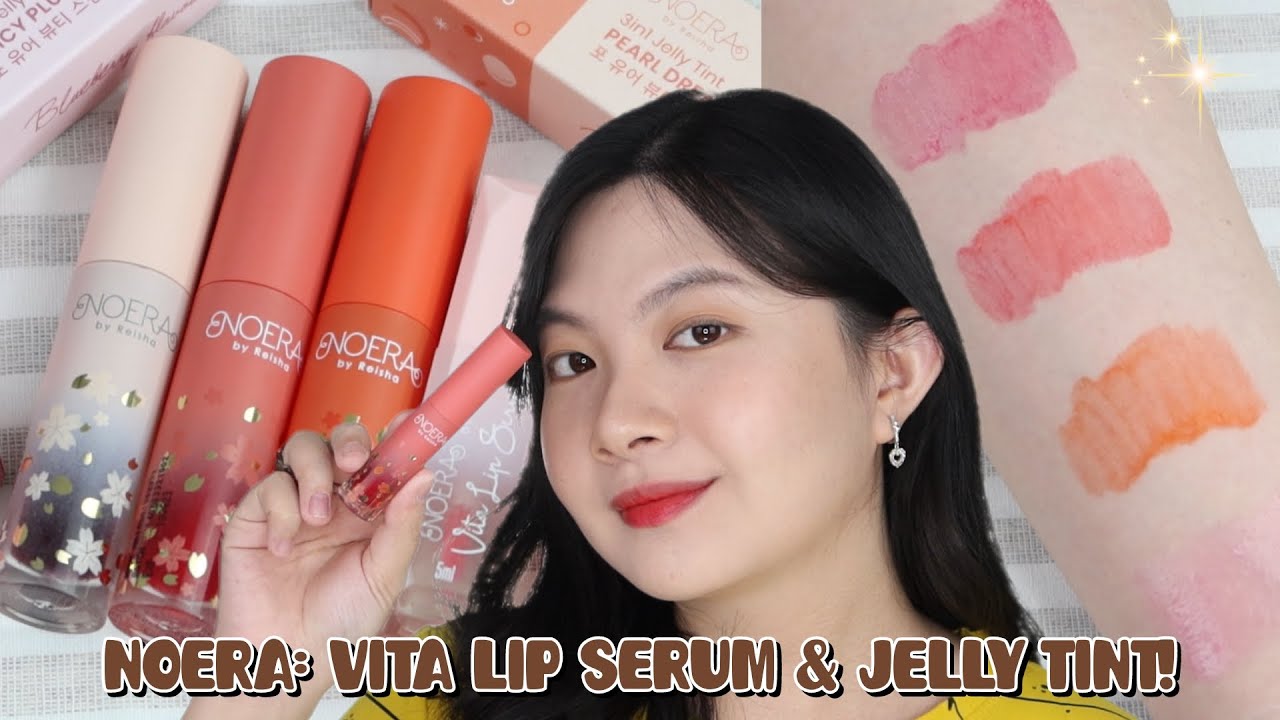 Review Noera: Vita Lip Serum & 3in1 Jelly Tint! - YouTube