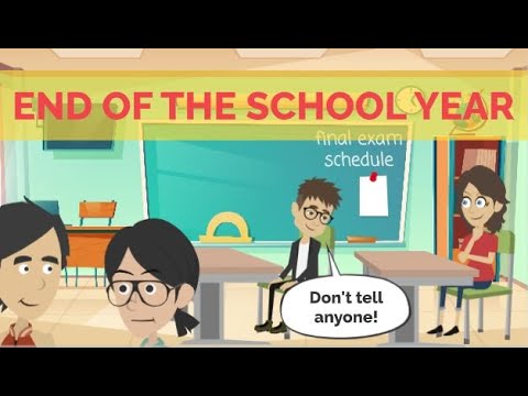 End of the School Year | Easy Conversation Practice - YouTube