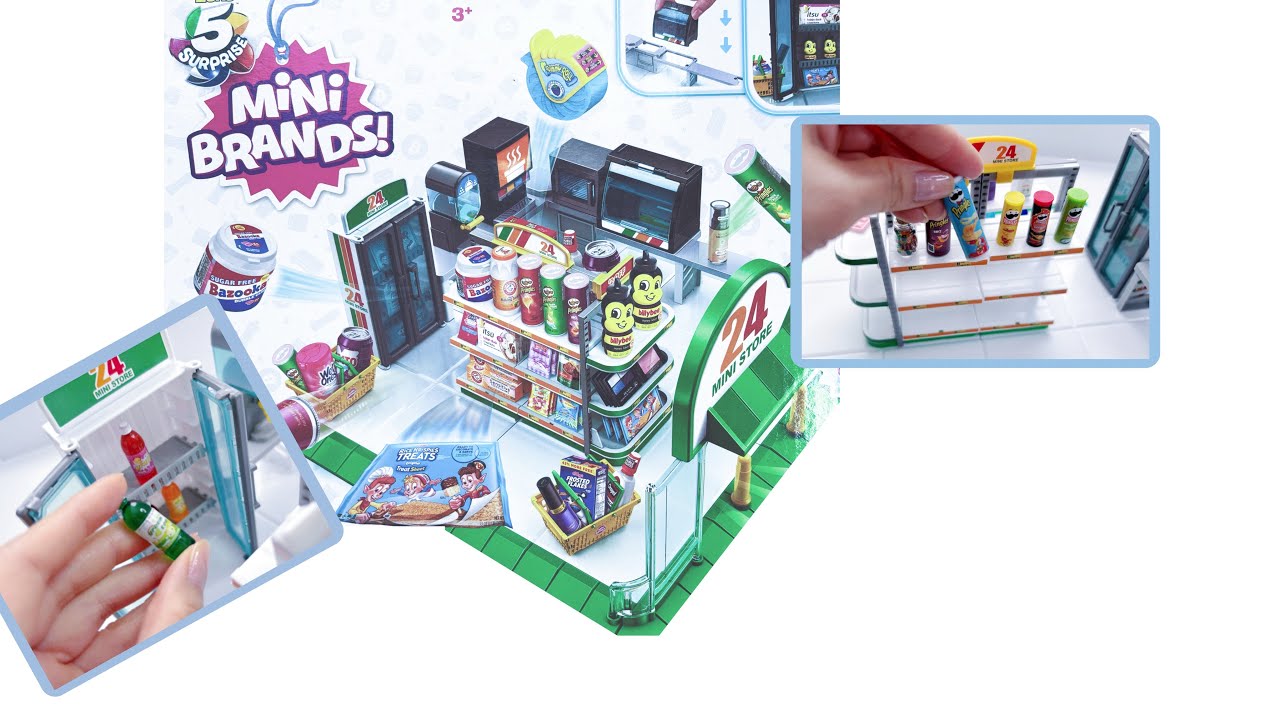 [ASMR] I Built Miniature Convenience Store - Mini Brands - YouTube