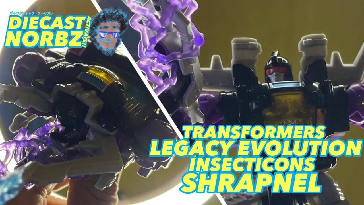 TRANSFORMERS LEGACY EVOLUTION INSECTICON SHRAPNEL - YouTube