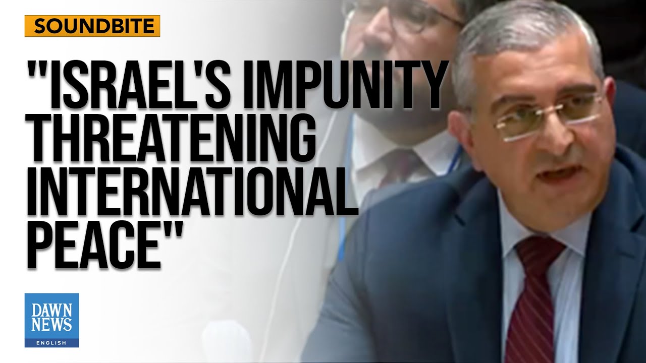 Israel's Impunity Setting The Region On Fire: Syria Tells UNSC | Dawn ...