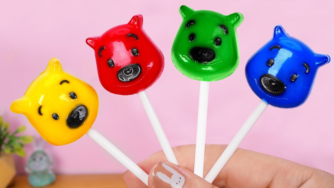 Tasty Lollipop 🍡 Sweet Miniature Fruit Lollipop Recipe | Satisfying ...