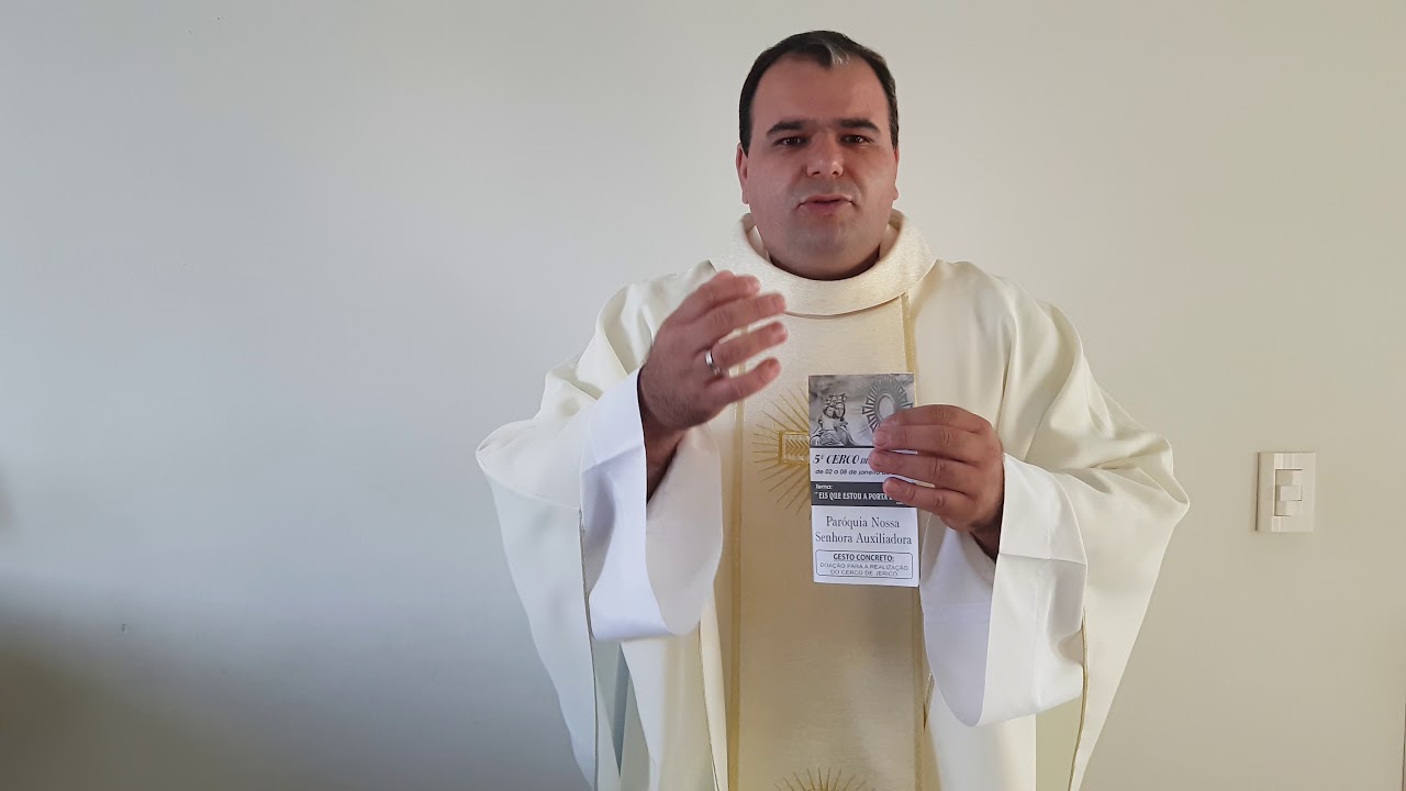 Convite do Padre Leandro José de Melo para o 5° Cerco de Jericó. - YouTube