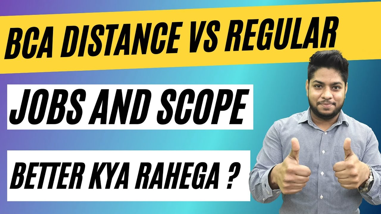 BCA Distance vs Regular Placements and career scope - YouTube