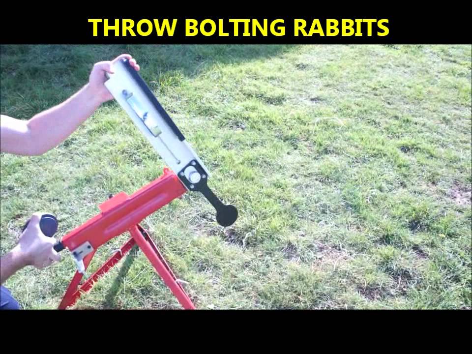 GDK CLAY TRAPS, Mounted 3/4 cock clay pigeon trap - YouTube