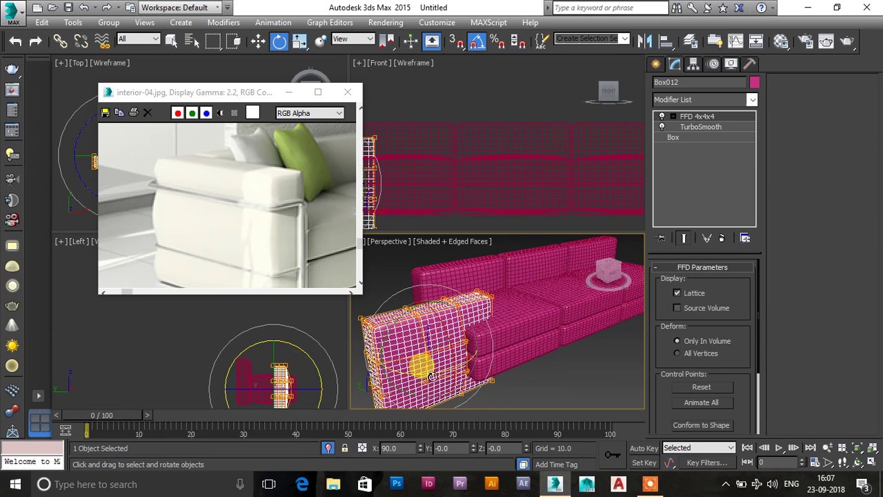 How To Create a Basic Interior in 3ds Max For Bigginers - YouTube