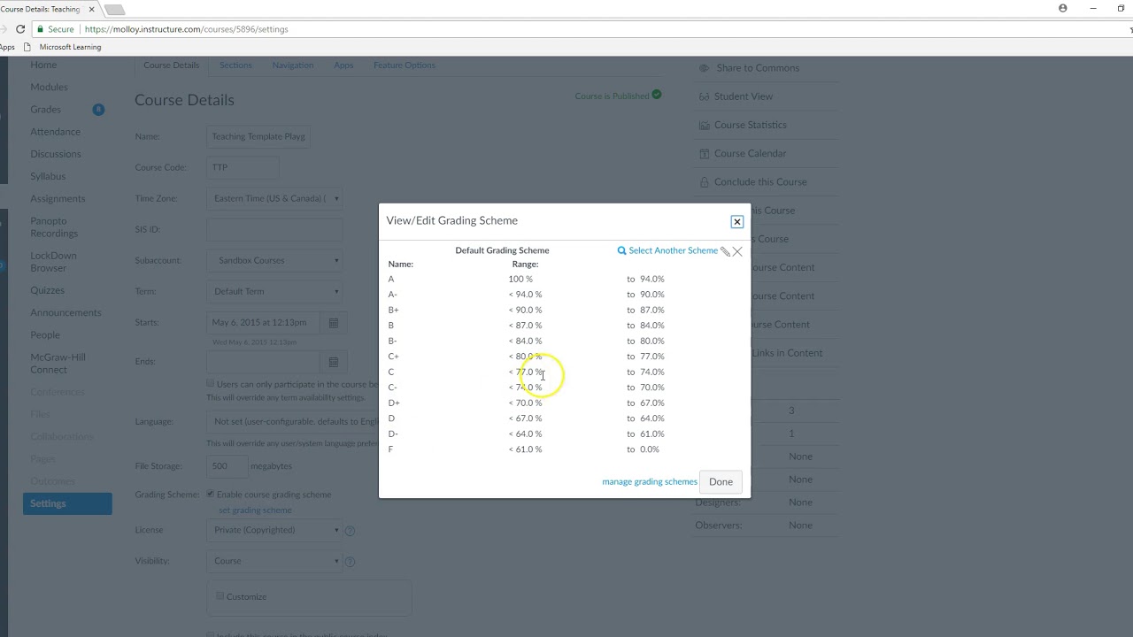 Adding Grading Scheme To Canvas YouTube Adding Grading Scheme To Canvas YouTube