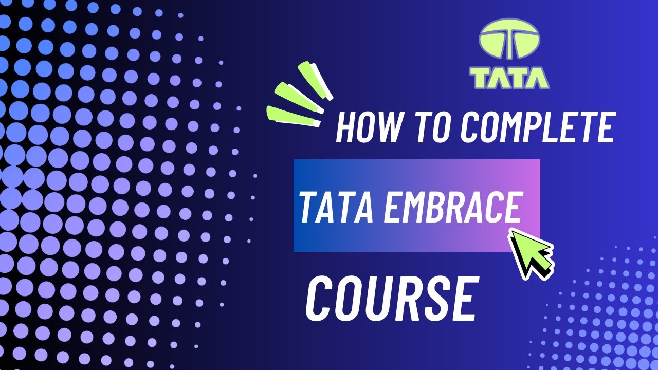 How to complete TATA embrace course - YouTube