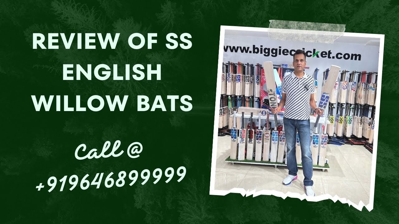 Review of SS English Willow Bats - YouTube