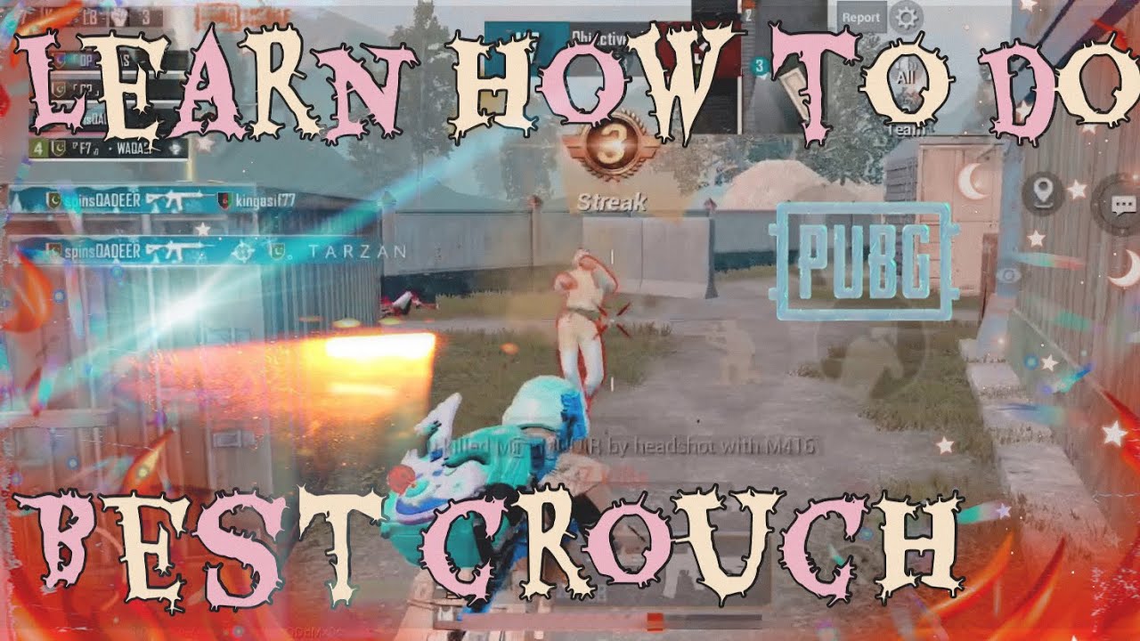 Learn Perfectly How to Do best Crouch Pubg mobile / kesy Best crouch ...