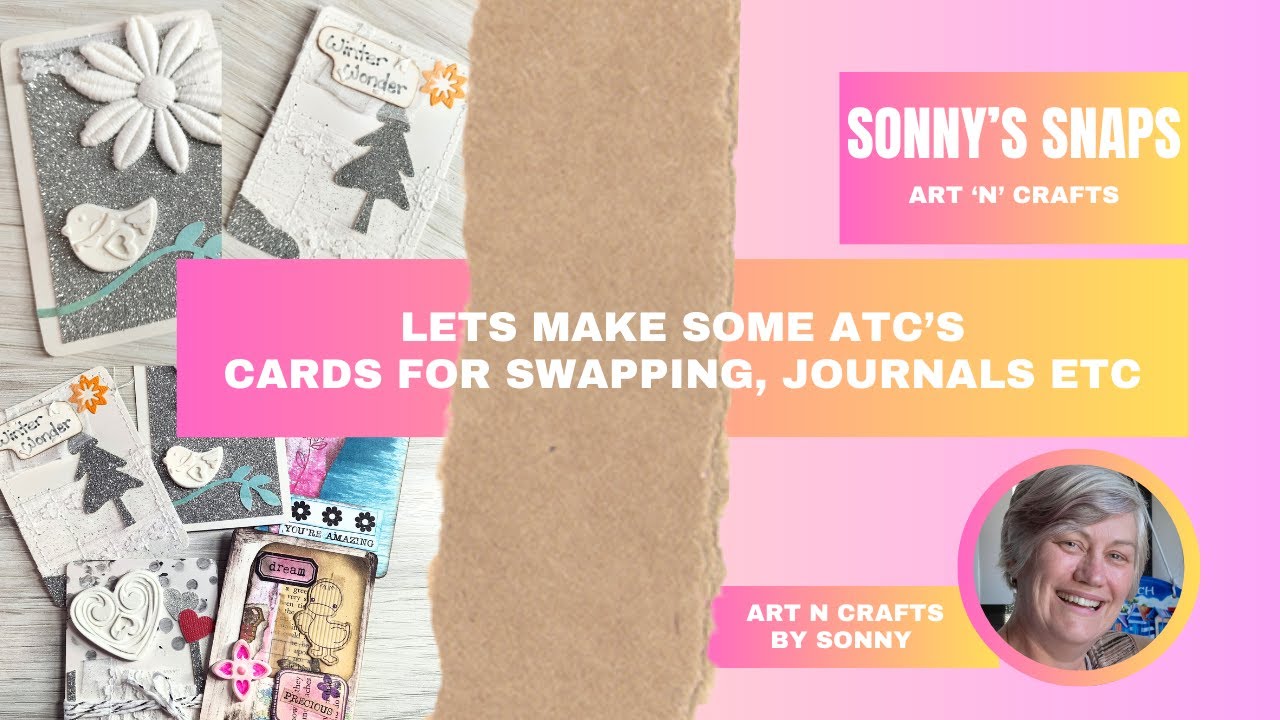 Let's Make some ATC Cards for Journals etc - YouTube