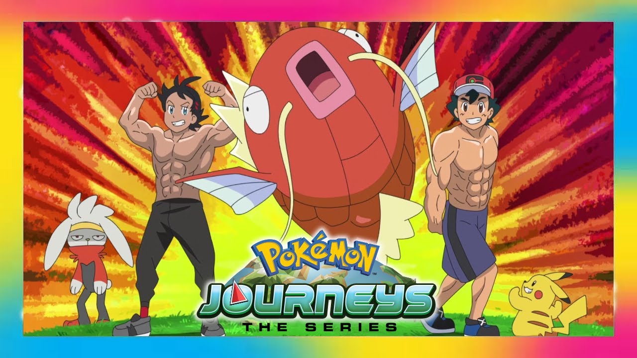 Ash & Goh muscle growth scene - YouTube